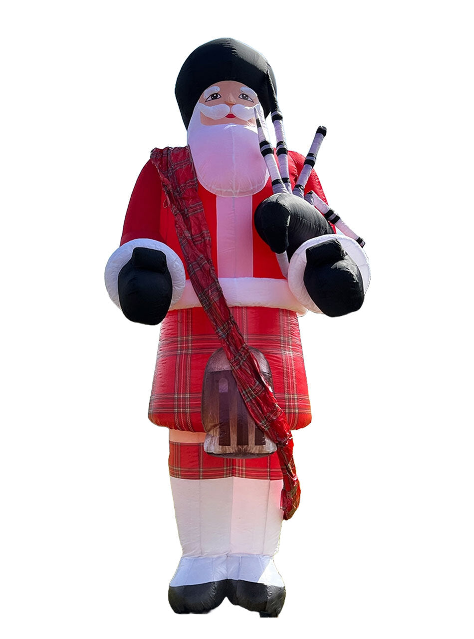 4m Giant Bagpipe Santa Inflatable