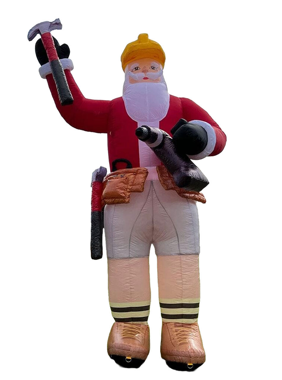 4m Giant Tradie Santa Inflatable 13.3ft